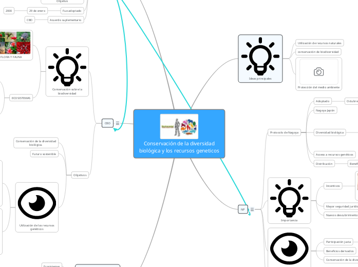 Conservación de la diversidad biológica y ...- Mind Map